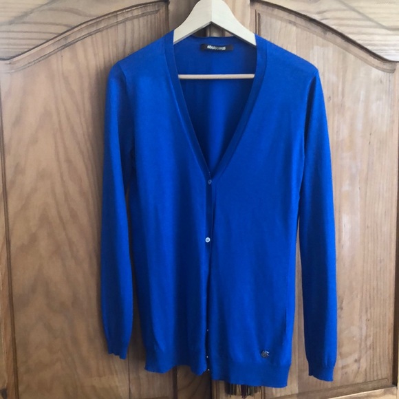 Roberto Cavalli | Sweaters | Vintage Royal Blue Roberto Cavalli ...